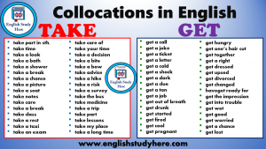 collocations with take in english Archives - English Study Here