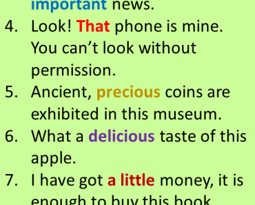 Quantitative Adjectives, Definition and 6 Example Sentences - English ...