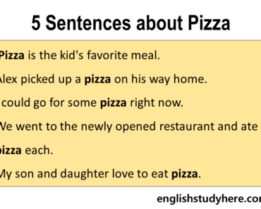5 Sentences about Pizza Archives - English Study Here
